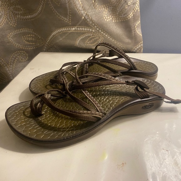 Chaco | Shoes | Womens Chacos Eco Tread Stitch Brown Size 8 | Poshmark